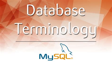 Definition And Terminologies Of Database Classnotesng