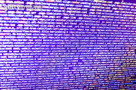 Programmer Working In Desktop Laptop Front End Applications In The