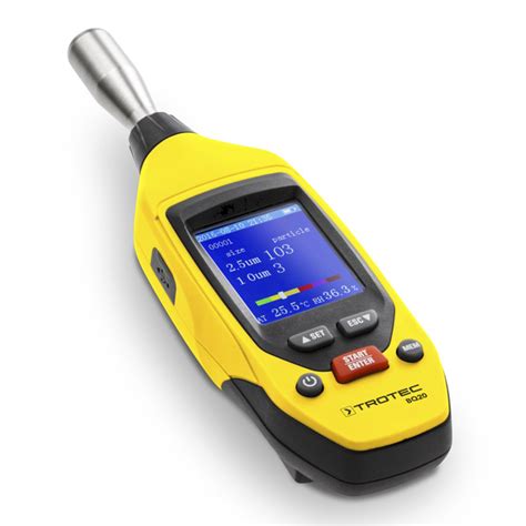 მინი ნაწილაკების საზომი მოწყობილობა Trotec Bq 20 Sazomi