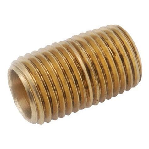 Anderson Metals 38300 Lead Free Red Brass Pipe Fitting Nipple 14 X