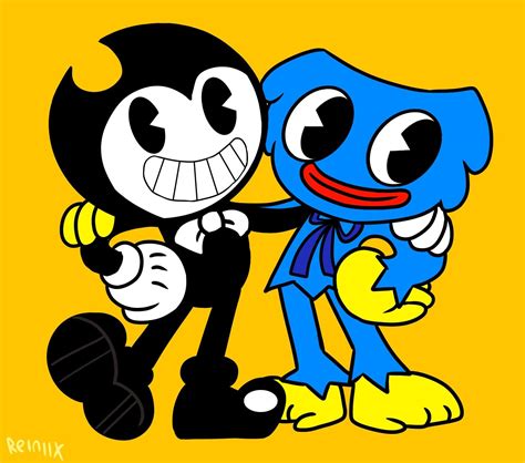 Amigos Por Siempre Bendy Y Huggy Wuggy Artofit