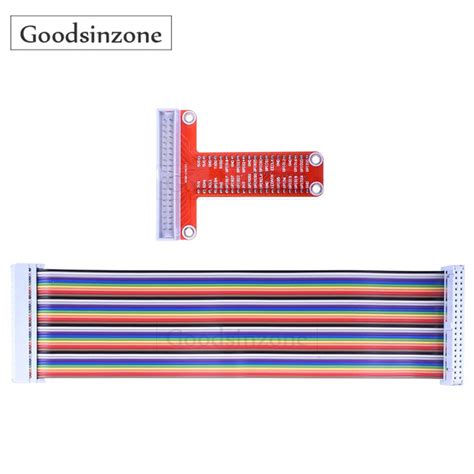 Rpi Gpio Breakout Expansion Boardribbon Cableassembled T Type Gpio