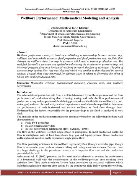 Wellbore Performance Pdf Pdf Fluid Dynamics Flow Measurement