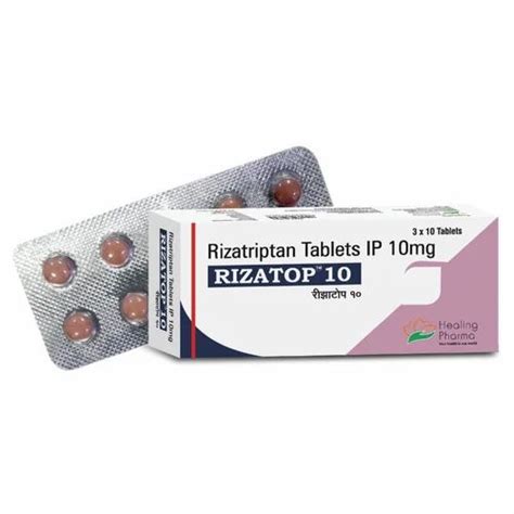 Rizatriptan 10mg Tab At Rs 230stripe Buddha Nagar Secunderabad