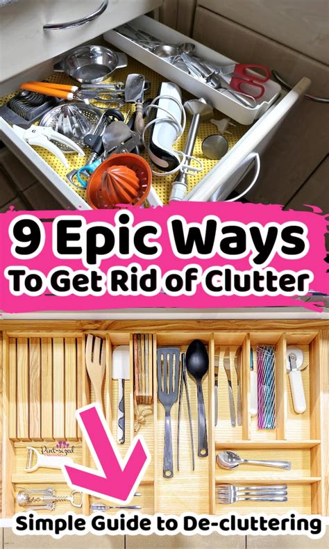 GENIUS Ways To Get Rid Of Clutter Fast Pint Sized Treasures