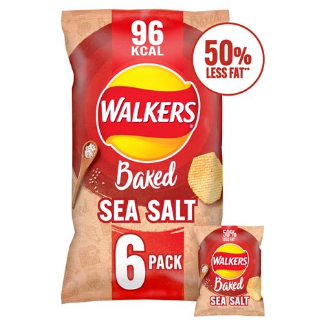 1x 150g Walkers Lays Oven Baked Sea Salt Chipsy Uk 5014785500117