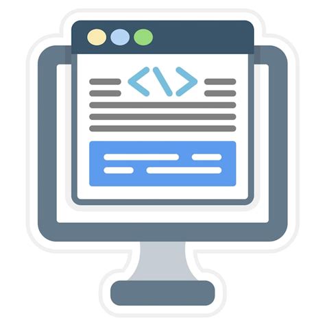 premium vector coding icon vector image can be used for user experience