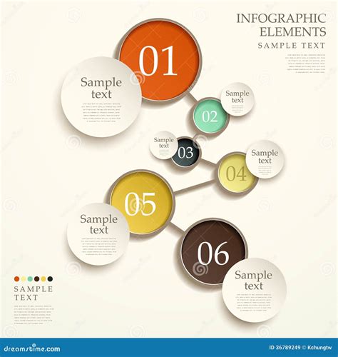 Abstract Flow Chart Infographics Stock Vector Illustration Of Form Creative