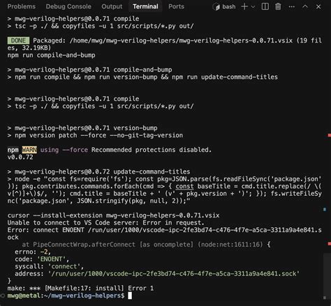 Enoent Error With Cursor Install Extension Bug Reports Cursor Community Forum