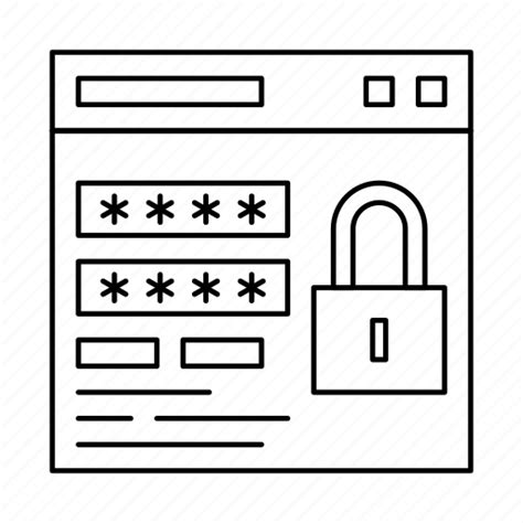 Auth Lock Locked Login Page Security Window Icon