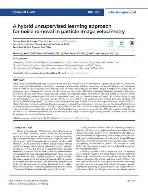 A Hybrid Unsupervised Learning Approach For Noise Removal In Particle
