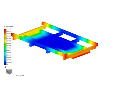 frame modal analysis by mecheng simscale