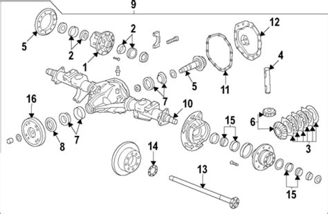 Rear Axle For 2024 Chevrolet Silverado 2500 Hd