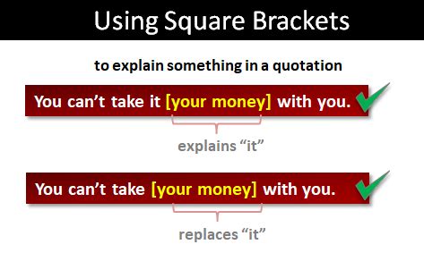 Using Parentheses Round And Square Brackets