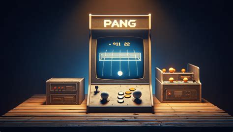 An Image Depicting The Classic Game Pong Showing The Iconic Simple