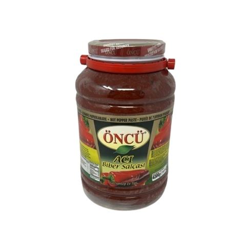 Oncu Hot Pepper Paste 4300 Gr X 4 Distributor In New Jersey Florida