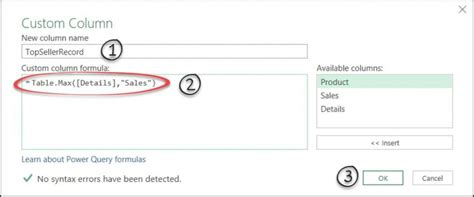 How To Group By Maximum Value Using Tablemax Power Query