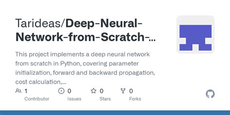 Deep Neural Network From Scratch Forward And Backward Propagation With Parameter Updatesmain