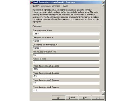 Dialog Box For Input Items Of Turbine Generator Download Scientific