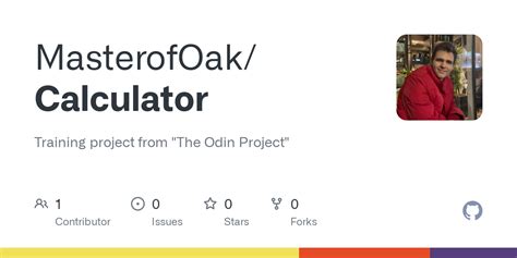 GitHub MasterofOak Calculator Training Project From The Odin Project