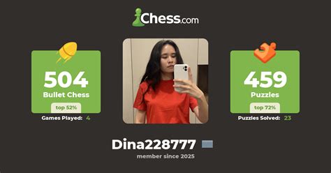 Dina Dina228777 Chess Profile