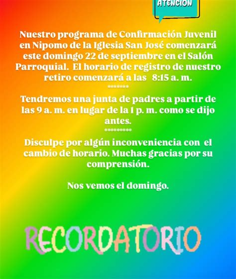 St Josephs Nipomo Youth Confirmation Nipomo Ca