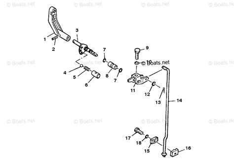 Mariner Outboard 1991 Oem Parts Diagram For Gear Shift Linkage