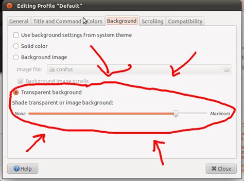Themes How Can I Make Gnome Terminal Not Transparent Ask Ubuntu