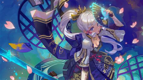 Wallpaper Genshin Impact Ayaka Hd Wallpaper Anime Girls Genshin Impact Kamisato Ayaka