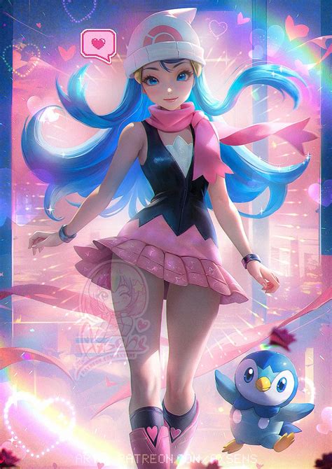 Axsen Dawn Pokemon Piplup Nintendo Pokemon Pokemon Dppt Highres