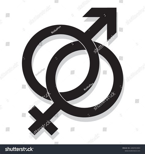 Gender Symbol Logo Inspiration Male Female Stock Vector Royalty Free Shutterstock