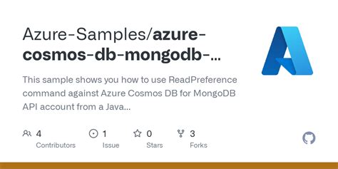 GitHub Azure Samples Azure Cosmos Db Mongodb Java Geo Readpreference This Sample Shows You