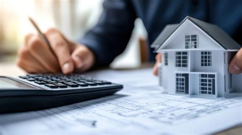 Real Estate Calculation Premium Ai Generated Image