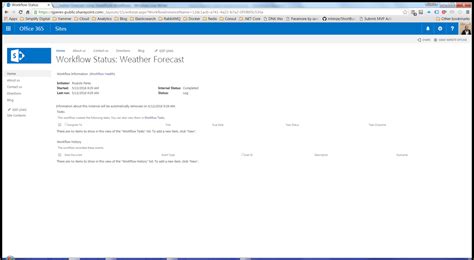 Development With A Dot Getting The Weather Forecast Using Sharepoint