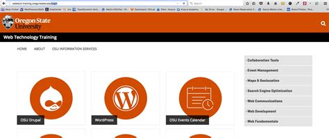 How To Login Osu Drupal 7 Web Technology Training Oregon State