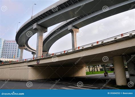 Overpasseschengdu Editorial Photography Image Of Conveyance 35504252