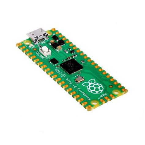 raspberry pi pico microcontroller development board color green at