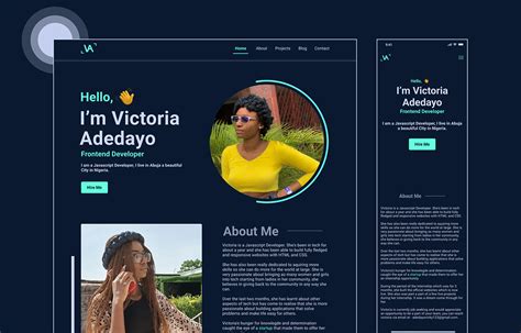 Responsive Portfolio Website On Behance