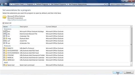 How To Set Default Email Program In Windows 7 Microsoft Corporation