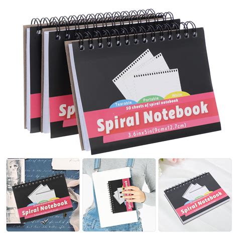 Mini Notebook 3 Pcs Cute Mini Notepad For Note Taking Small Spiral Notebook For Pocket Use Mini