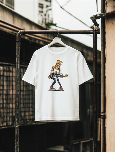 Retro Punk Caricatures Unisex Tee 90s Cartoon Character Shirt Vintage