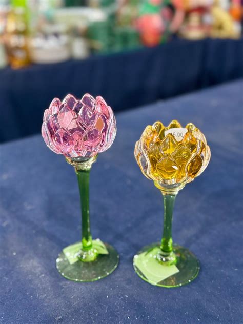 საწყობი 🥳მინის სასანთლე ყვავილის ფორმის ბრენდი ევროპული ზომა 8 17 5სმ 46 00 ₾ 🥳მინის სასანთლე