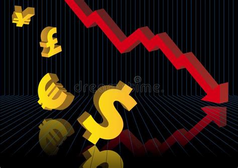 Financial Crisis Vector Stock Vector Illustration Of Graphics 6666255