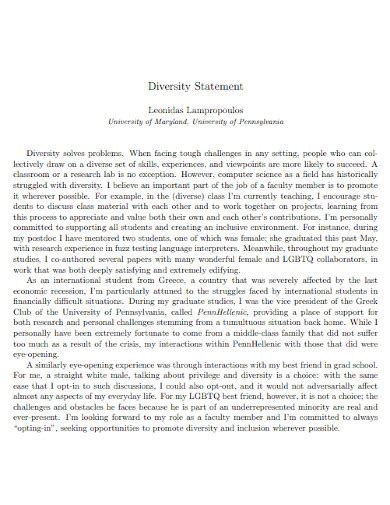 11 Diversity Statement Examples To Download