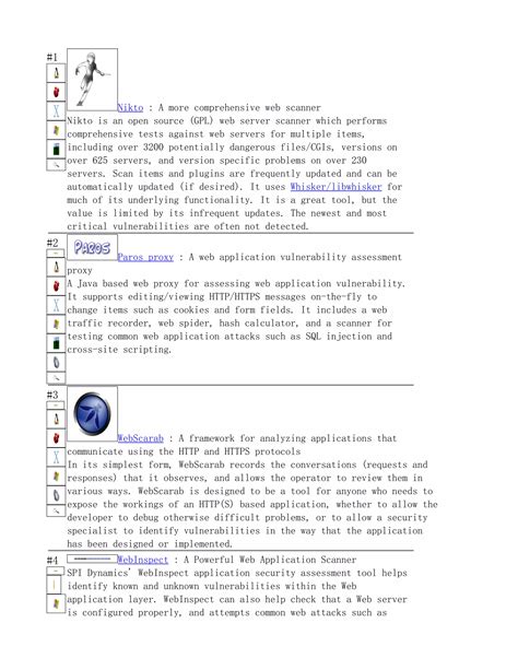 Top 10 Web Vulnerability Scanners Pdf
