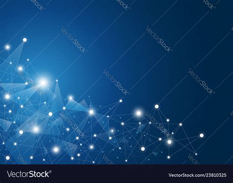 Abstract Global Network Connection Background Vector Image
