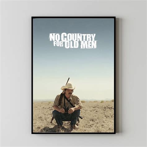 No Country For Old Men Movie Poster Film Fan Collectibles Vintage Movi