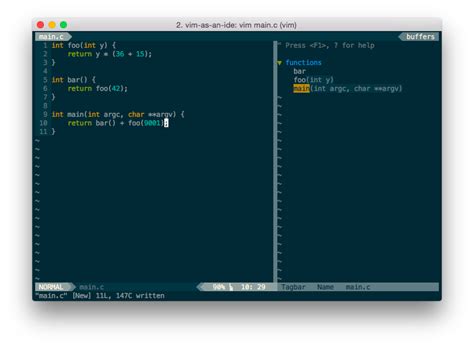 Vim As An Ide Jake Zimmerman