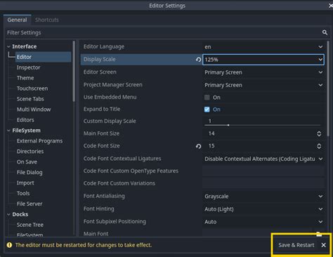 Useful Godot Editor Settings User Guides GDQuest
