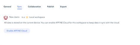The Local Workspace Should Also Display A Sync Tab In The Workspace